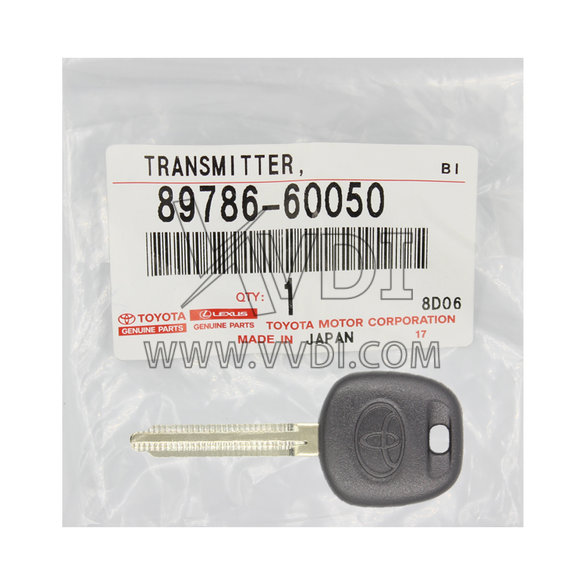 Toyota Genuine 4C Chip Key 89786-60050