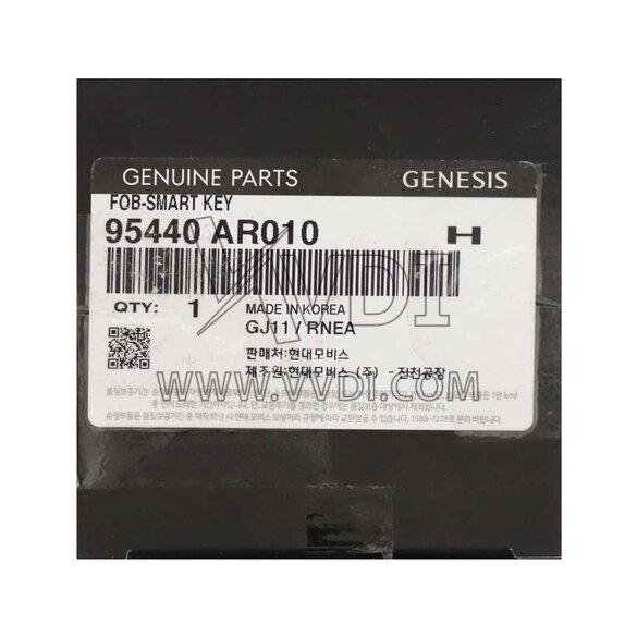 Hyundai Genesis 2022 Smart Key 433MHz 95440-AR010| VVDI