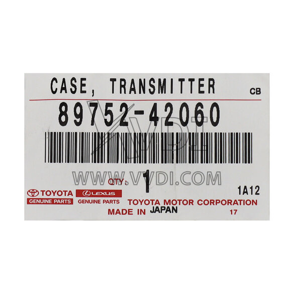VD9173-Toyota Land Cruiser Prado 2019 Remote Key Shell 89752-42060 | VVDI