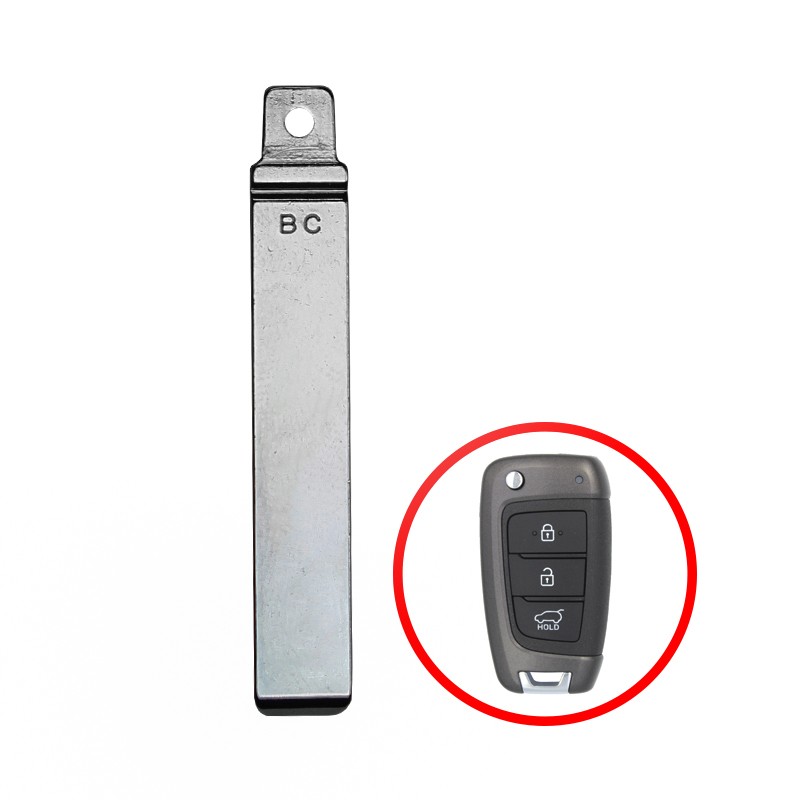 VD12126-Hyundai Veloster 2018 Genuine Flip Remote Key Blade 81996-J3000 ...