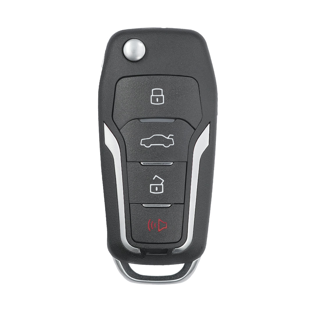 VD20388-Xhorse Keydiy Ford Type Flip Remote Key Shell 3+1 Buttons | VVDI