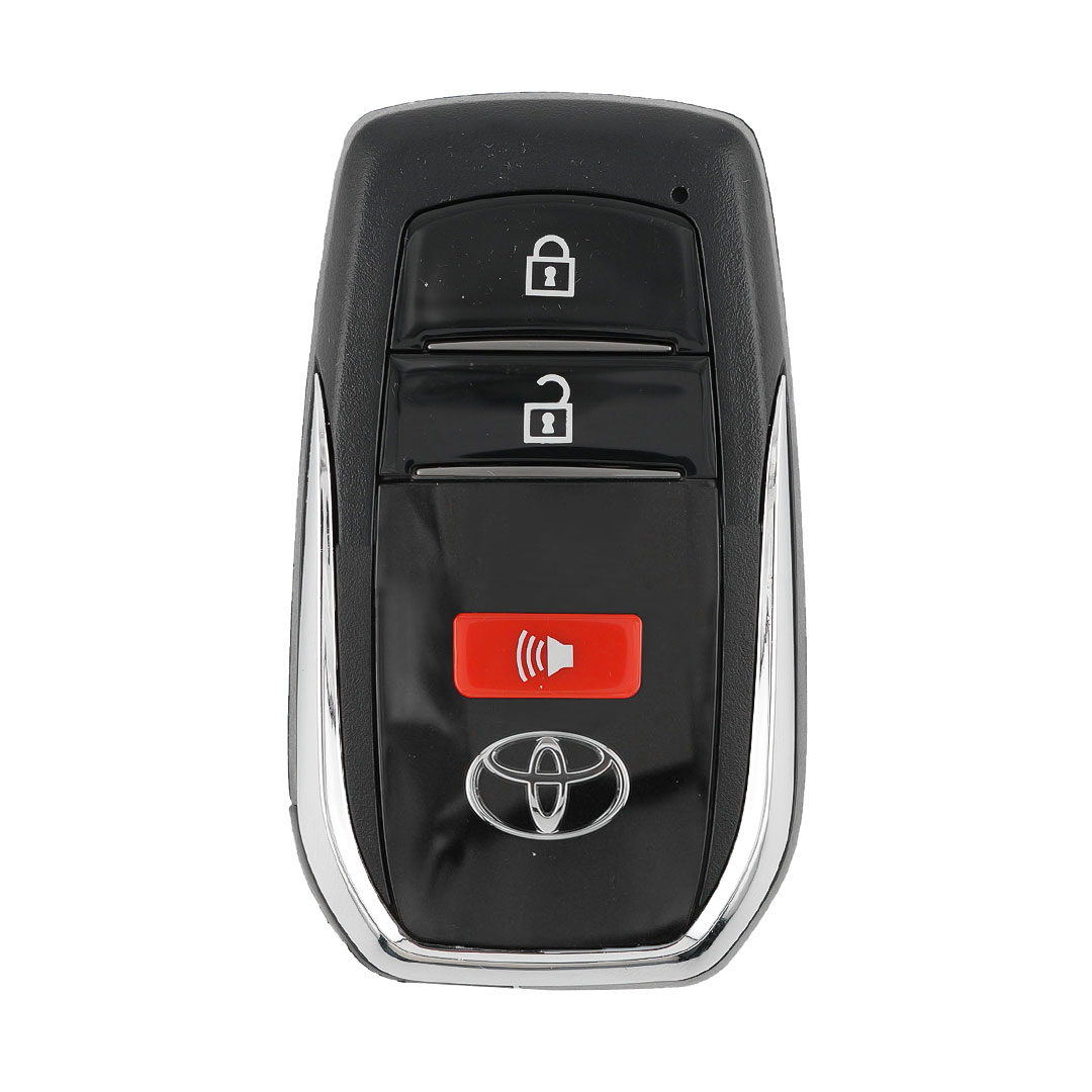 VD24663-Toyota Corolla Cross Smart Remote Key Shell 2+1 Buttons Chrome ...
