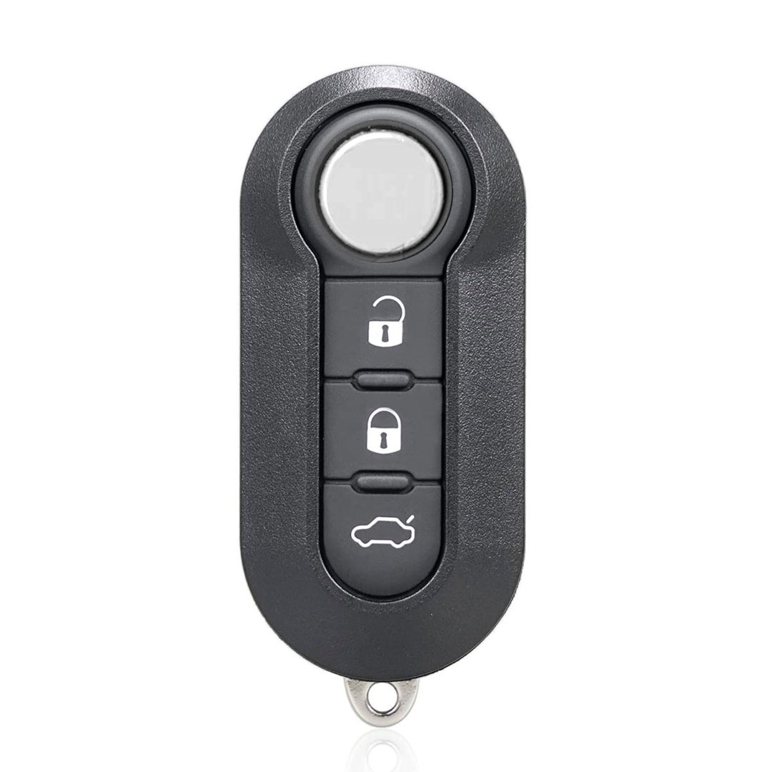 VD24702-Fiat Flip Remote Key 3 Buttons 433Mhz 4A Transponder | VVDI