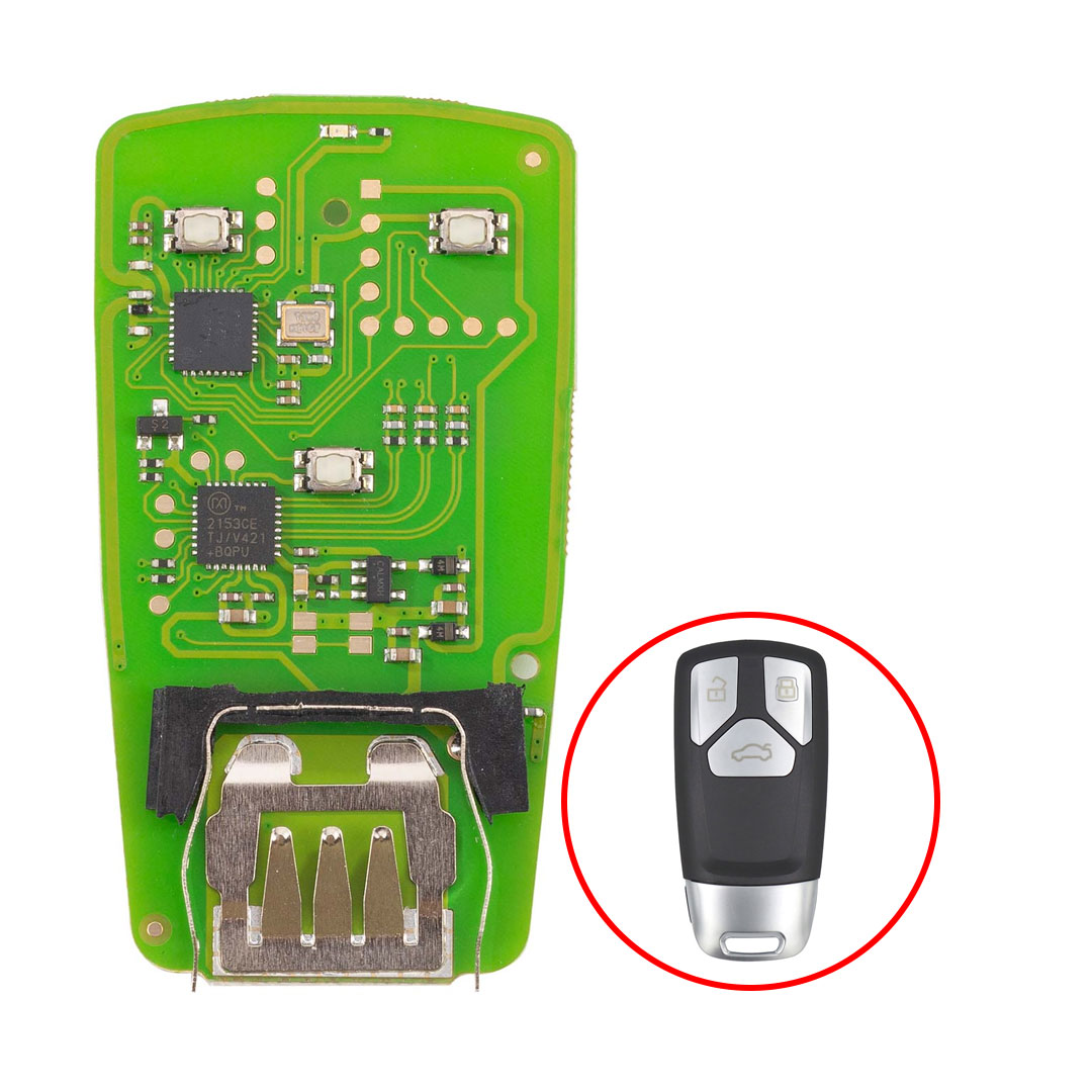 VD25112- Xhorse XSMA41EN MLB Smart Remote PCB 3 Buttons | VVDI