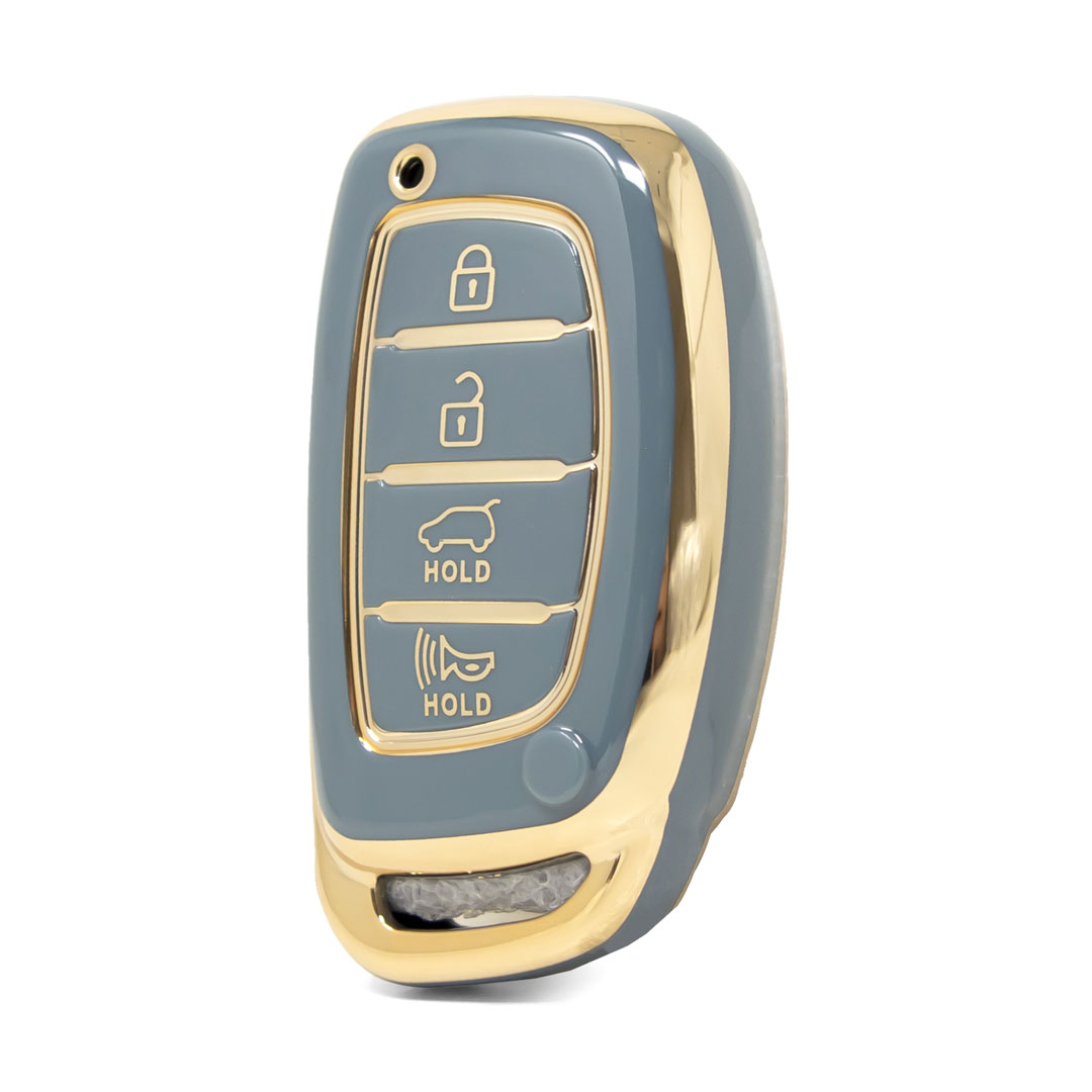VD21279-Nano Cover For Hyundai Tucson Smart Key 4B Gray HY-A11J4A | VVDI