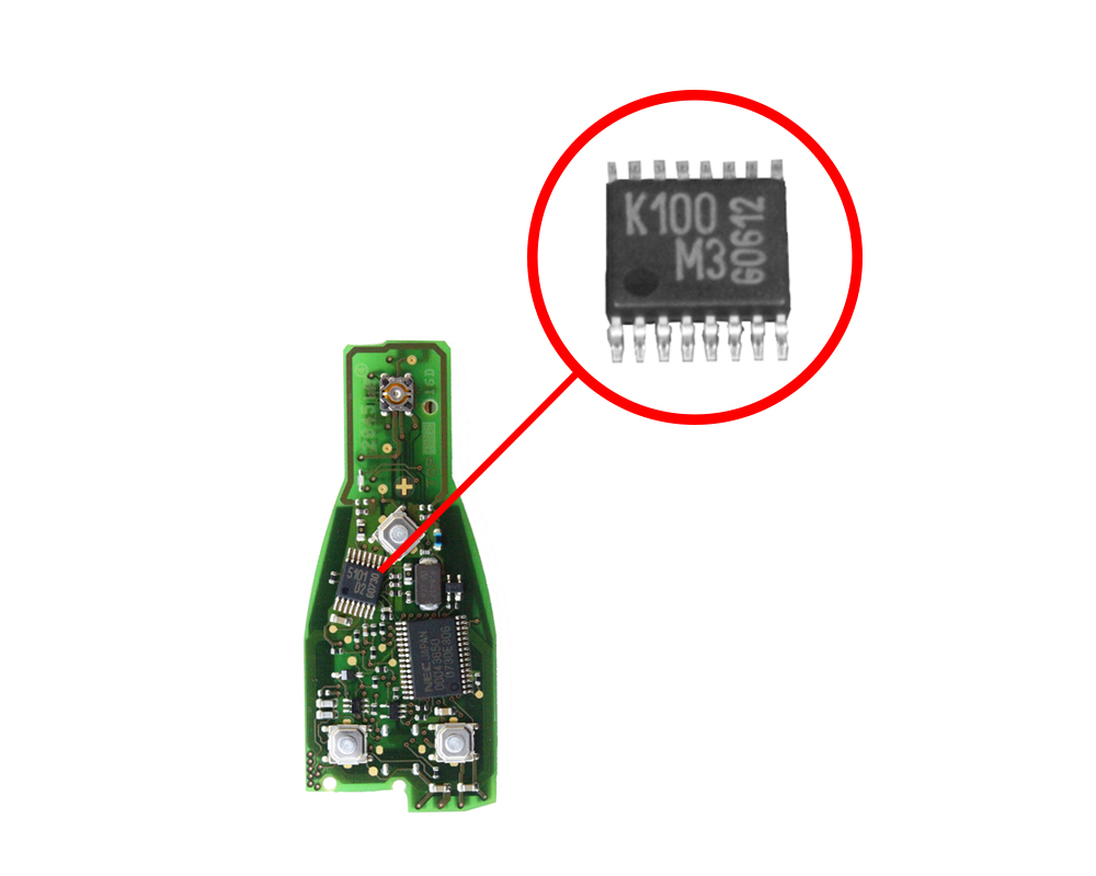 VD0155-IC K5100 For Change Mercedes Keyless Frequency V03/V06/V08 | VVDI