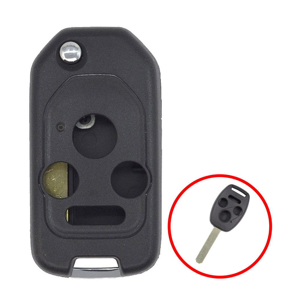 Honda Flip 4 buttons Remote Key Cover