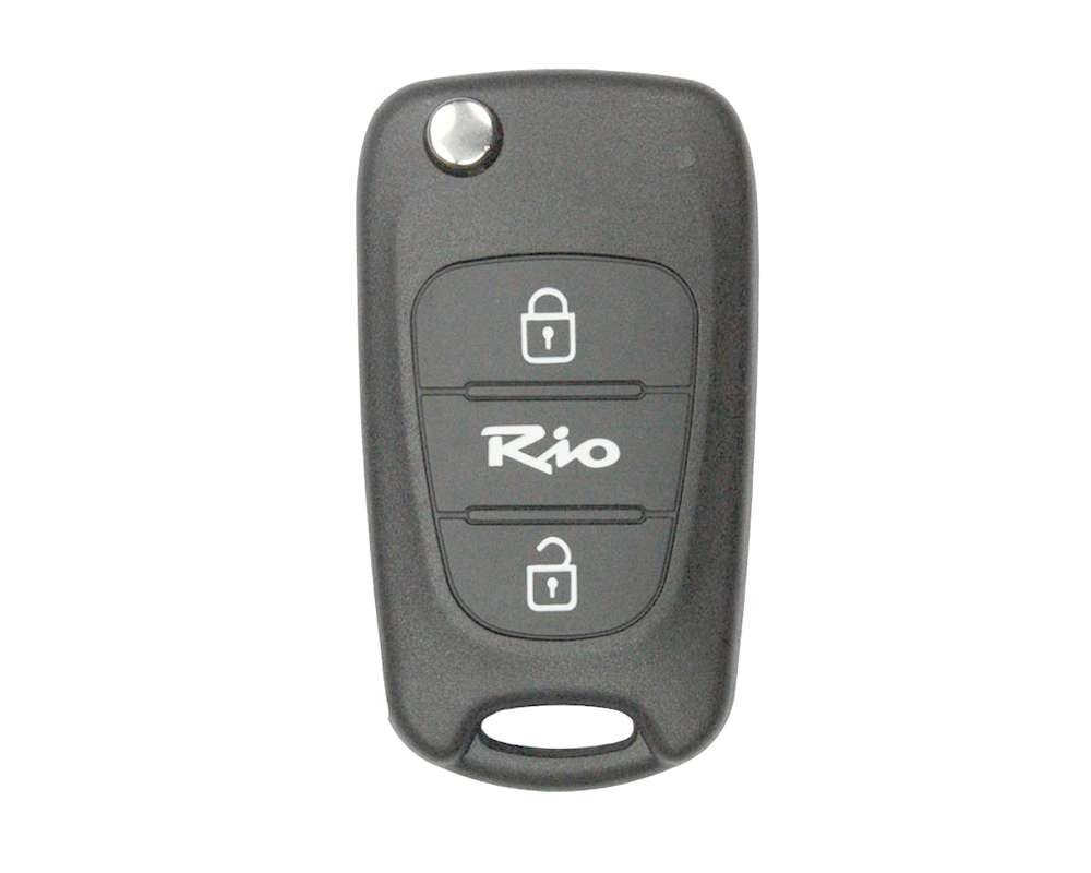 Kia Rio 2 Buttons Flip Remote Key Cover Laser Blade