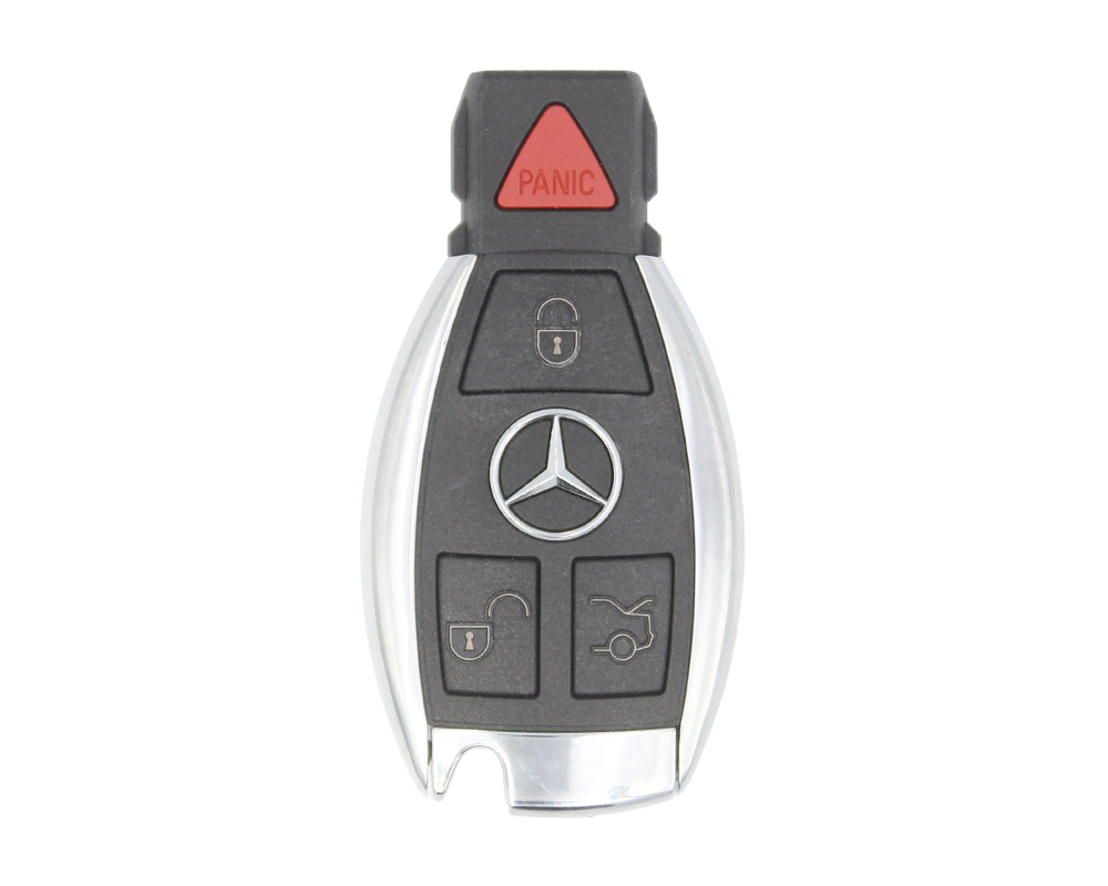 Mercedes BGA 212 Genuine 4 Buttons 315MHz Chrome Remote Key