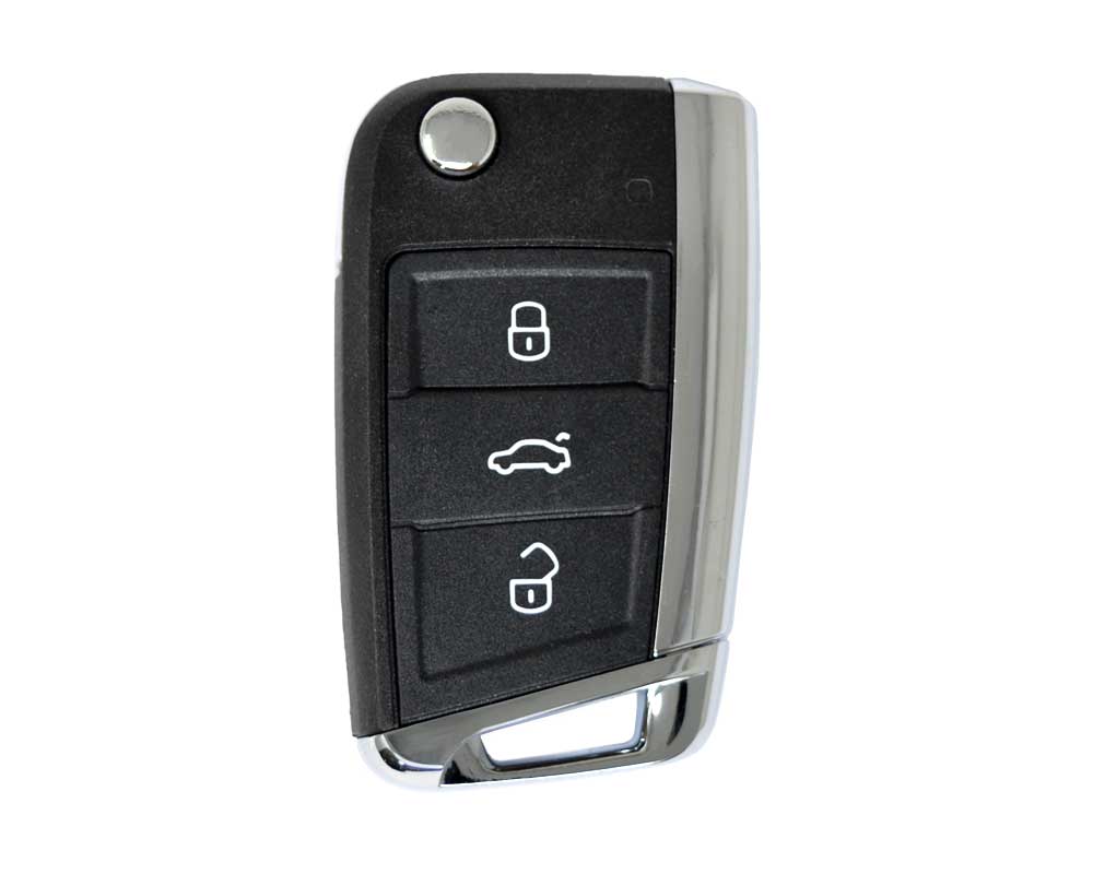 VW Polo Flip Remote Key Shell HU162 Blade | vvdi