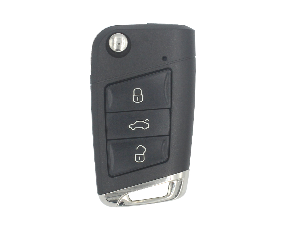 VW MQB 3 buttons 433MHz Flip Remote Key HU66 Blade