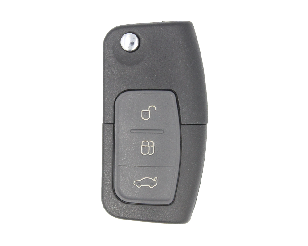 Ford Focus 3 Buttons Flip Remote Key Cover With Head Nail blade