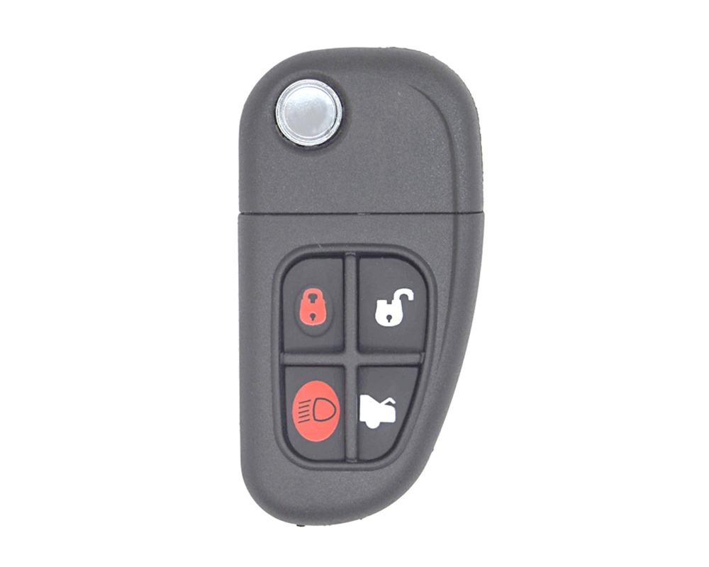 Jaguar 4 buttons Flip Remote Key Cover with Head
